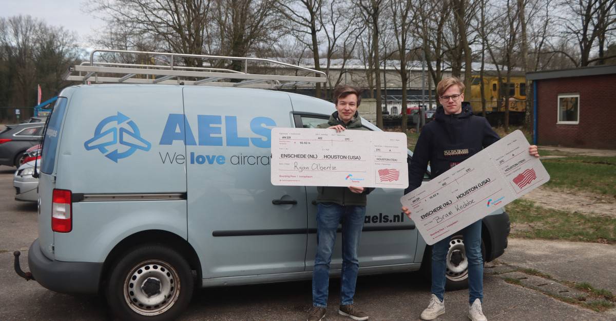 Technasiumleerlingen Bram en Ryan winnen Countdown to Houston - Technasium