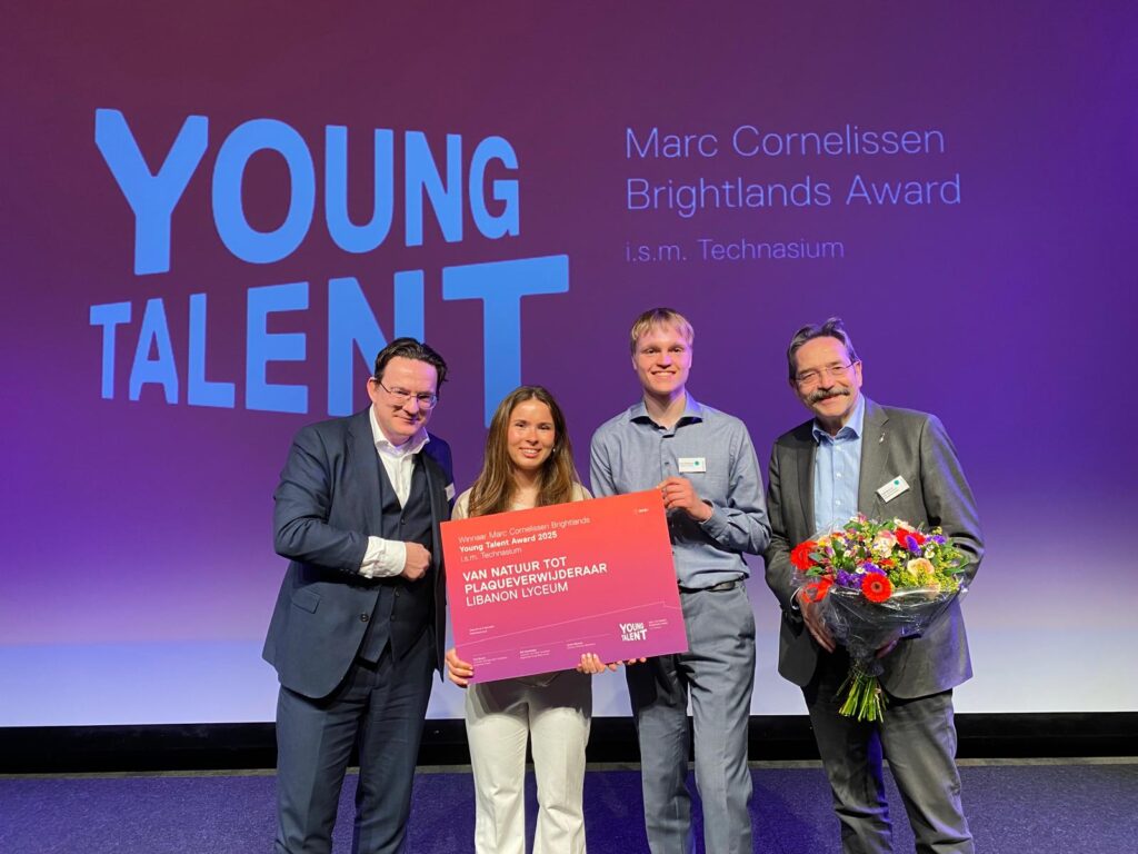 Leerlingen Libanon Lyceum winnen Marc Cornelissen Brightlands Young Talent Award - Technasium